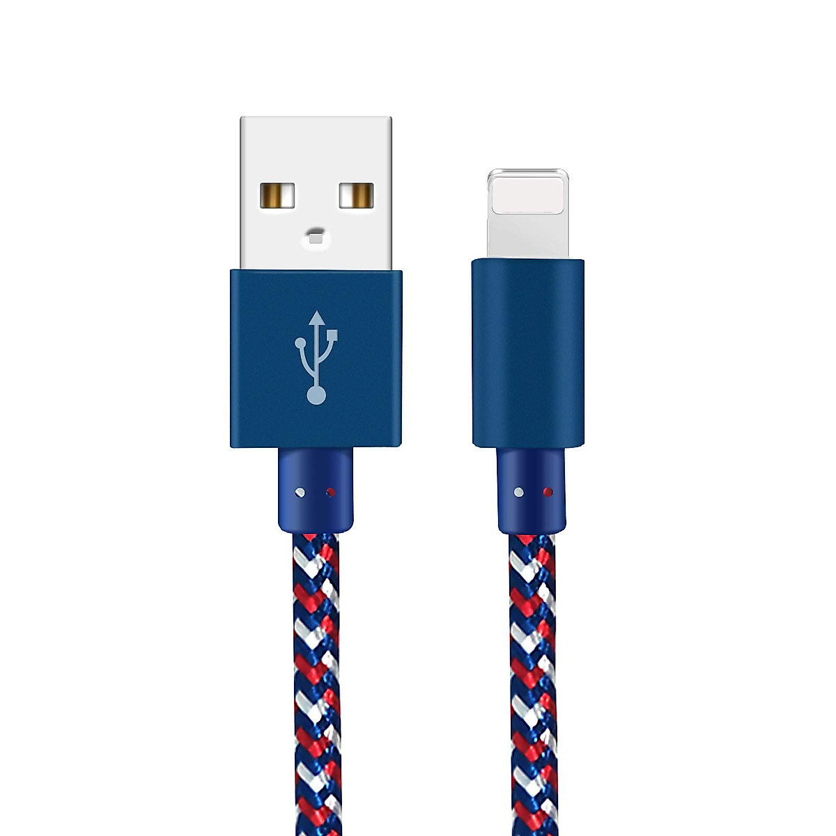 Ambrane iPhone Charger Cable,3FT MFi Certified Charging USB Syncing Data Nylon Braided Cord Compatible with iPhone 13/11/12 Xs/Max/XR/X/8/8 Plus/7/7 Plus/6/6S/6 Plus/5S/SE/Mini/Air/Pro (1M)