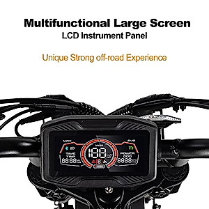 Electric Bike for Adults 750W Motor, Ebike 20" Fat Tire 48V 15AH Removable Battery 28MPH & up to 37 Miles Long Range, 7 Speed Double Suspension Electric Dirt Bike for Off Road Snow Beach Mountain