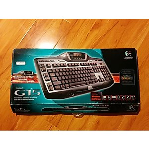 Logitech G15 Gaming Keyboard (Black)