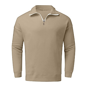 Ymosrh Mens Sweatshirts Hoodies, Casual Long Sleeve Sweatshirt Active Sports Hoodie Pullover Black For Men Sweaters Sudadera Para Hombre Con Capucha De Marca Tall Sweater Workout (3XL, Camel)