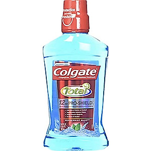 Colgate Total Advanced Pro-Shield Mouthwash, Peppermint Blast, 16.9 Ounce (Pack of 2)