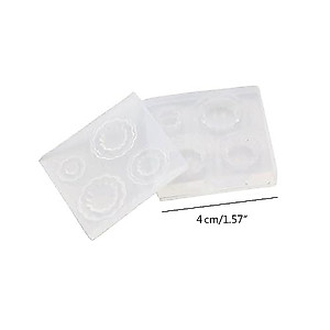 3D Mini Tray Resin Moulds,Fruit Plates Silicone Mold,Miniture Food UV Resin Casting Mold for Jewelry Making