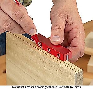 Woodpeckers Stainless Steel Delve Squares, 3 1/2 & 6 Inch Squares with Rack It Mounting Kit, Precision Woodworking Tools for Furniture Making