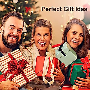 Makeup Mirror with Lights, 16in Fashion Lighted Vanity Mirror with Dimmable Light, Smart Control, Memory, Adjustable Warm White/Natural/Daylight, Birthday Wedding Gift, 360°Rotation White