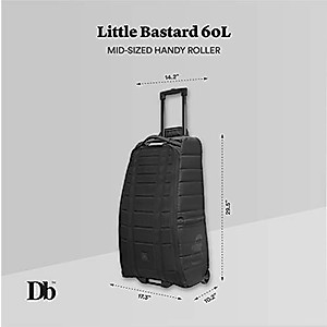 Douchebags Db The Little B Roller Travel Bag 60L, Black