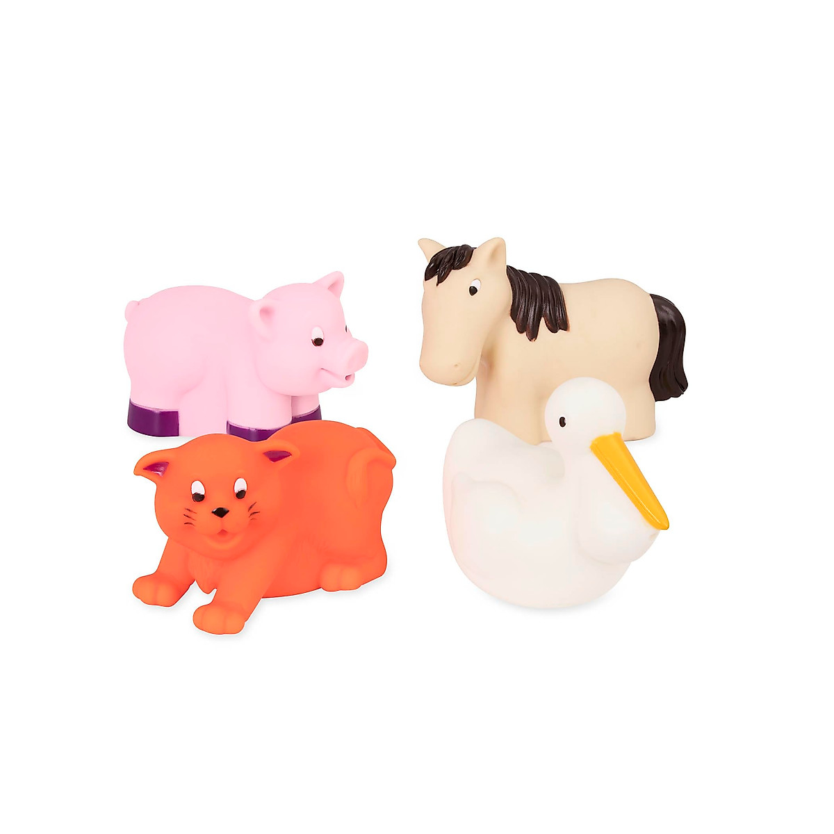 Battat – Assorted Bath Toys – 9Pcs Animal Squirters – Water Squirt Toys – Bath & Pool – 10 Months + – Bath Buddies (9Pcs)