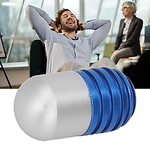 Fidget Slider, Metal Fingertip Toy Capsule Shaped Relieve Anxiety Improve Finger Flexibility Decompression Toy