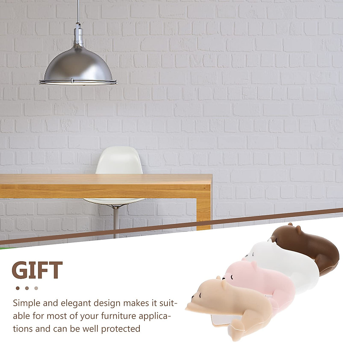 4pcs Proofing Corner Guard Bed Corner Protector Dog Animal Rubber Corner Protectors Furniture Edges Corner Table Cabinets Furniture