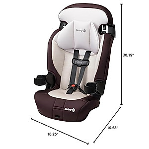 Safety 1st Grand 2-in-1 Booster Car Seat, Forward Facing Car Seat with Harness, High Back Booster Seat for Car, 30-65 Pounds and Belt-Positioning Booster, Car Seats, 40-100 Pounds, Dunes Edge