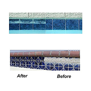 ATIE Pool Pumice Stone with EZ-Clip Handle to Reomve Erase Rust Stain Spot in Concrete Plaster Pool Spa and Calcium Deposit on Pool Tile (2 Pack)