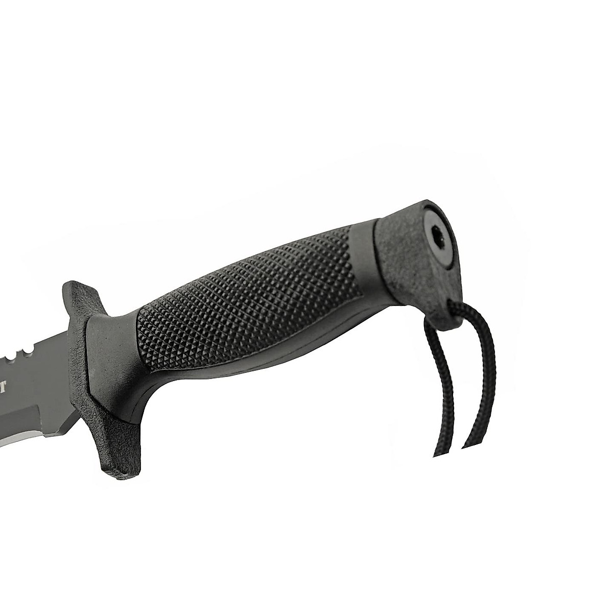 Skull Logo Bowie Stainless Steel Blade Abs Handle 12 inch EDC Hunting Knife