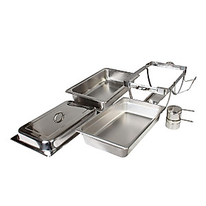 Excellante 8 Quart Stainless Steel Chafer, Stackable