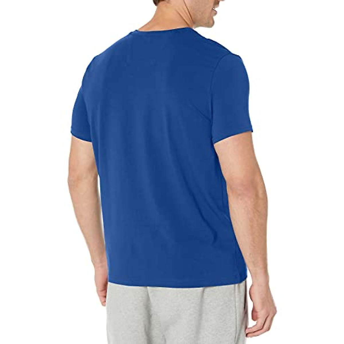 Nautica Men's Short Sleeve Solid Slim Fit V-Neck T-Shirt, Royal Blue, X-Large