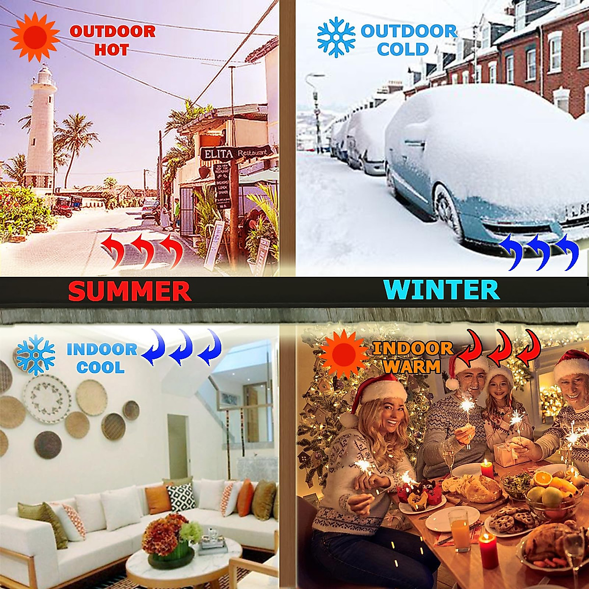 Door Sweep for Bottom of Door, Adhesive Silicone Rubber Door Sweep with Brush, 39" Adjustable Door Draft Stopper - White