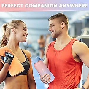 lexlion Water Bottle 32oz, Triple Walled Insulated Stainless Steel Reusable Bottle, Silicone Sleeve, 2 Lids (Spout lid & Straw lid w/2 straw), Metal Mug Gallon, BPA Free, Pinky