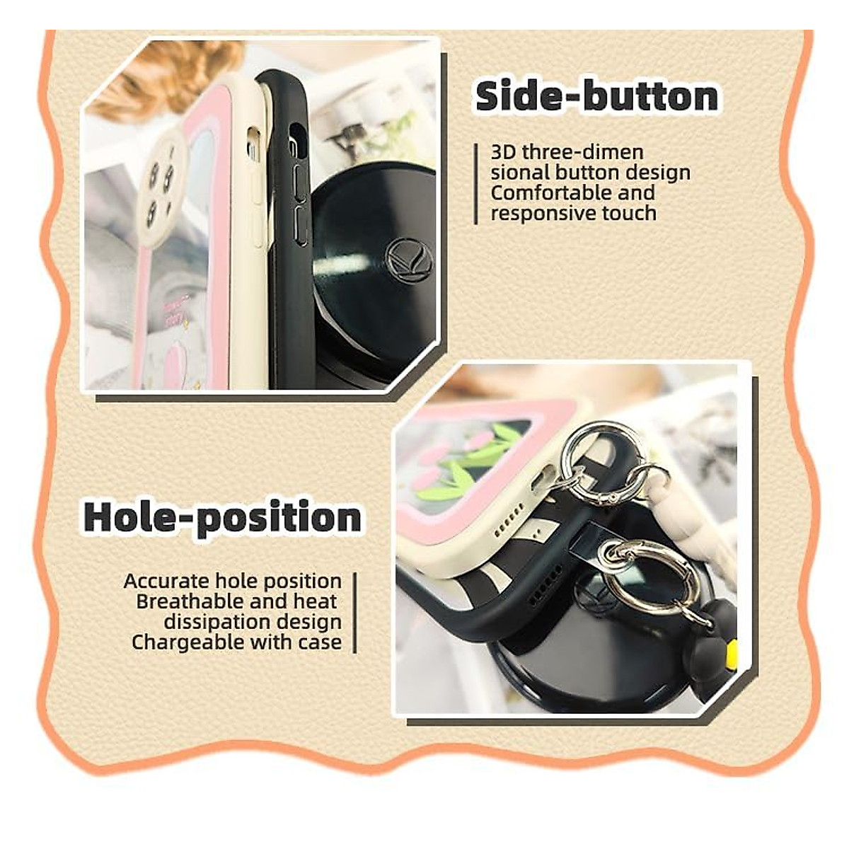 YZKJSZ Case for Oppo Reno 6 Pro 5G Cover + Screen Protector Tempered Glass Protective Film - Soft Gel Black TPU Silicone Mirror face Protection Case for Oppo Reno 6 Pro 5G (6.55") - LY3