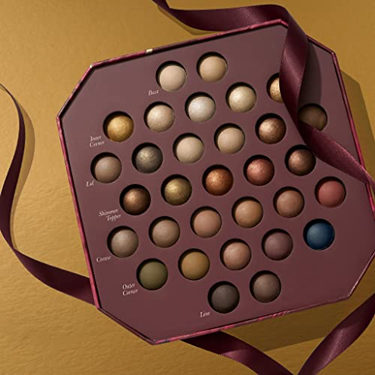 LAURA GELLER The Ultimate Eyeshadow Palette Warm & Wonderful | 31 Pigmented Baked Eyeshadows with Matte & Shimmer Finishes