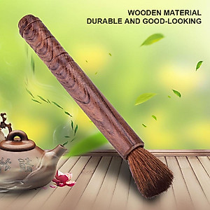 Guitar Cleaner Brush, High End Wool Brush Musical Instrument Cleaning Tool Violin Rosin Cleaner (Rosewood)