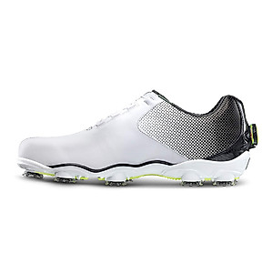 FootJoy Men's D.N.A. Helix Boa-Previous Season Style Golf Shoes White 12 M Black, US