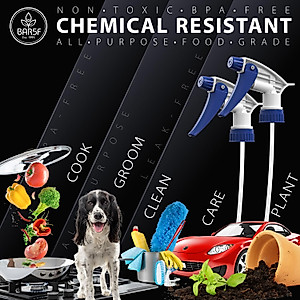 Bar5F Premium Replacement Trigger Sprayer Top, NBR Gasket - Superior Hydrocarbon Resistance - Ideal for Auto Detailing & Industrial Cleaning, 28/400 Neck, 2-Pack