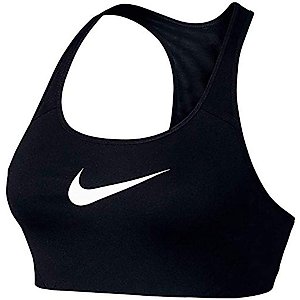 Nike Women's Victory Shape DRI-FIT High Support Sports Bra AJ5219 (Black White, Medium)