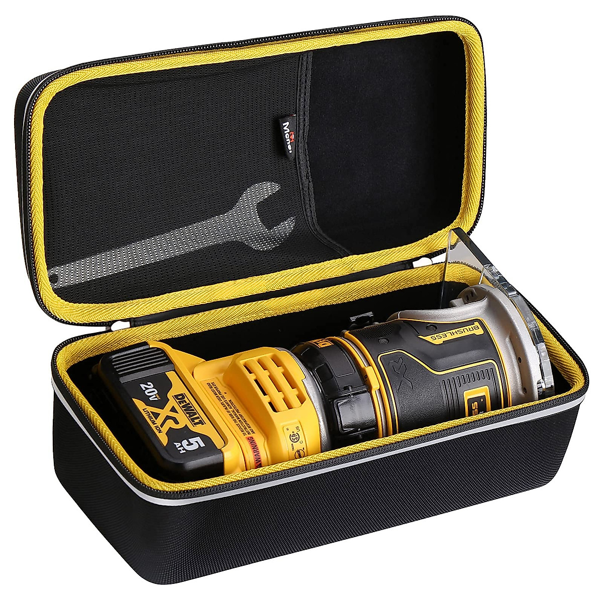 Mchoi Hard Portable Case Compatible with DEWALT 20V Max XR Cordless Router (DCW600B),Case Only