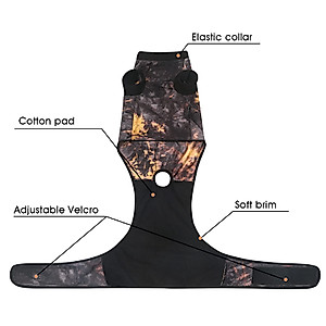 Jiupety Dog Recovery Suit Adjustable, Not Fit Slim and Long Body, Dog Suit for Surgery Recovery, 2XL Size, Anti-Licking Surgical Dog Onesies, Tie-dye.