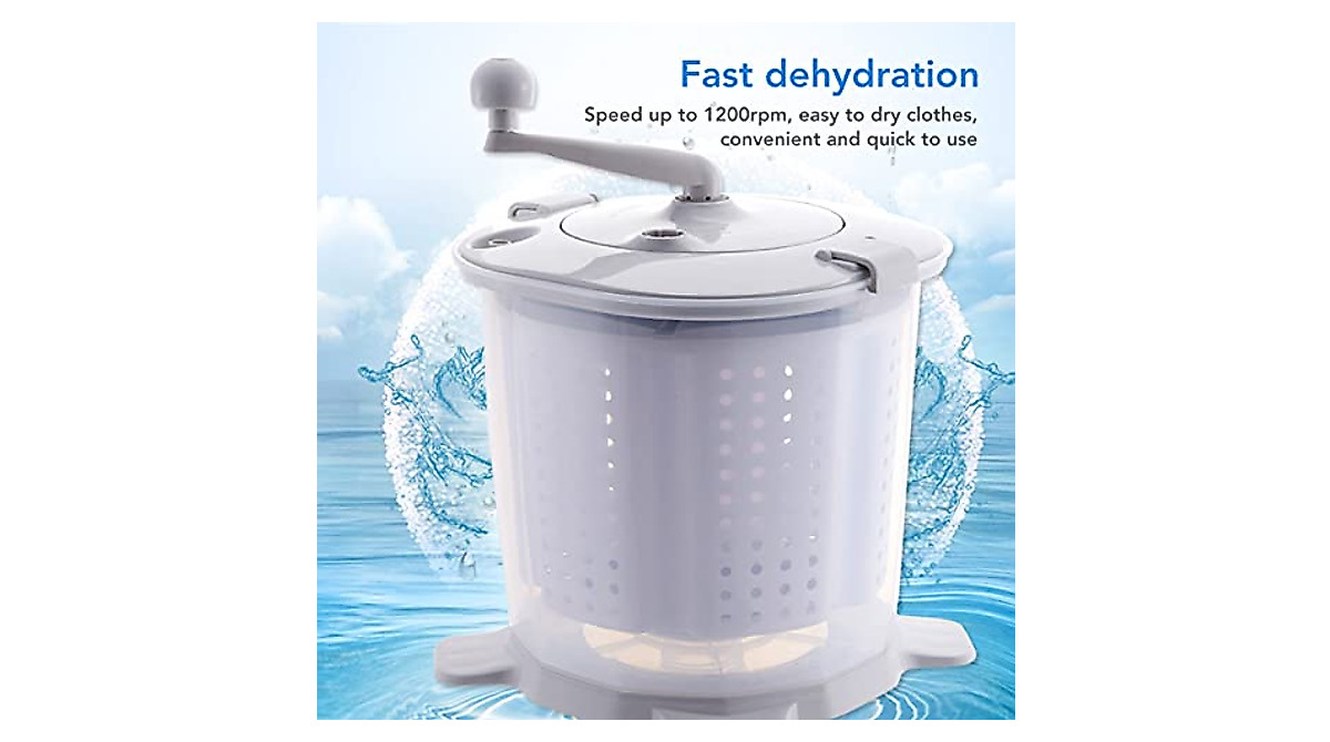 Compact Manual Washing Machine - Non-Electric Washer & Dryer