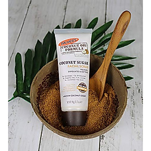 Palmer's Coconut Oil Formula Coconut Sugar Facial Scrub, 3.17 Ounce (Pack of 3)