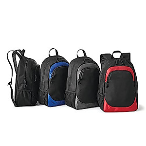 Personalized Circuit Backpacks, Black - Your Name - Customized Basic Backpack for College, Business