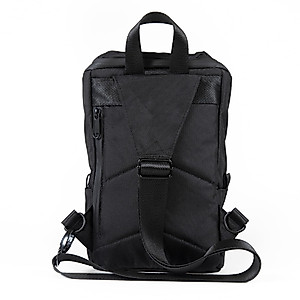 DIME BAGS Omerta Don Carbon Filter Sling Backpack | Crossbody Bag with Activated Carbon Lining (Black)