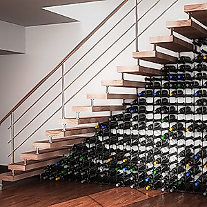 Nook Wine Rack Small Kit 9 - Bottle Rack with Modular System - Practical Wine Rack Bottle Holder