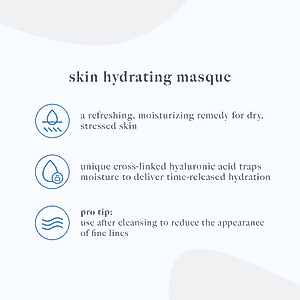 Dermalogica Skin Hydrating Masque Moisturizing Face Mask with Hyaluronic Acid - Minimizes Fine Lines and Restores Suppleness Through Increased Hydration, 2.5 Fl Oz