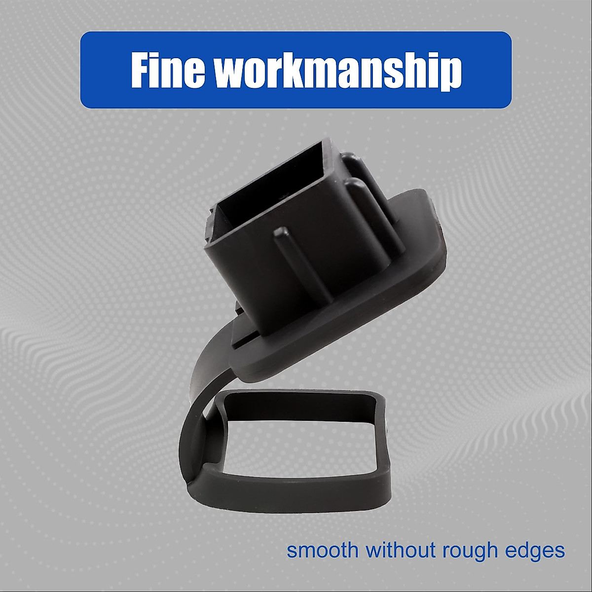 Fogfar 1 PC Square Tow Hitch Dust Plug, 3.14" x 3.14" x 1.96" American Flag Pattern Tow Tube Square Cover, Trailer Receive Tube Plug, Fits 2" x 2" Receiver Tube (Red)