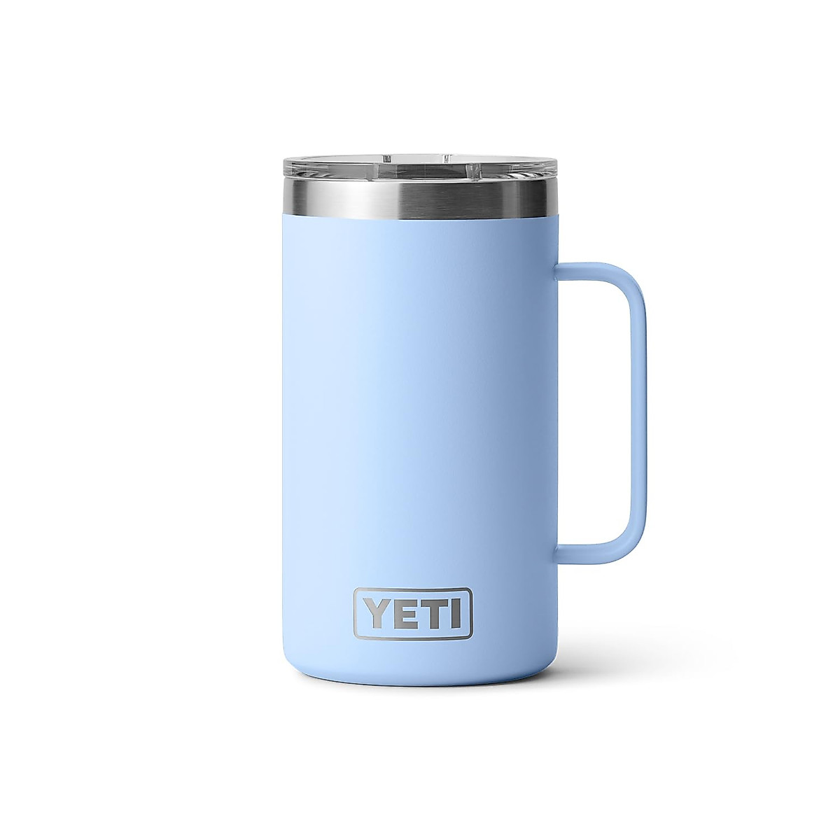 YETI Rambler 24 oz Mug, Vacuum Insulated, Stainless Steel with MagSlider Lid, Big Sky Blue