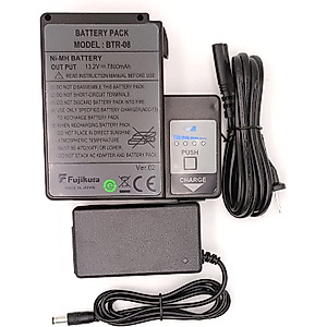 YYSHINE (1-Pack) 13.2V Ni-MH Rechargeable Battery Pack 7800mAh for BTR-08 Fujikura Fusion Splicer FSM-60S 18S 60R with Charger Equipment Battery