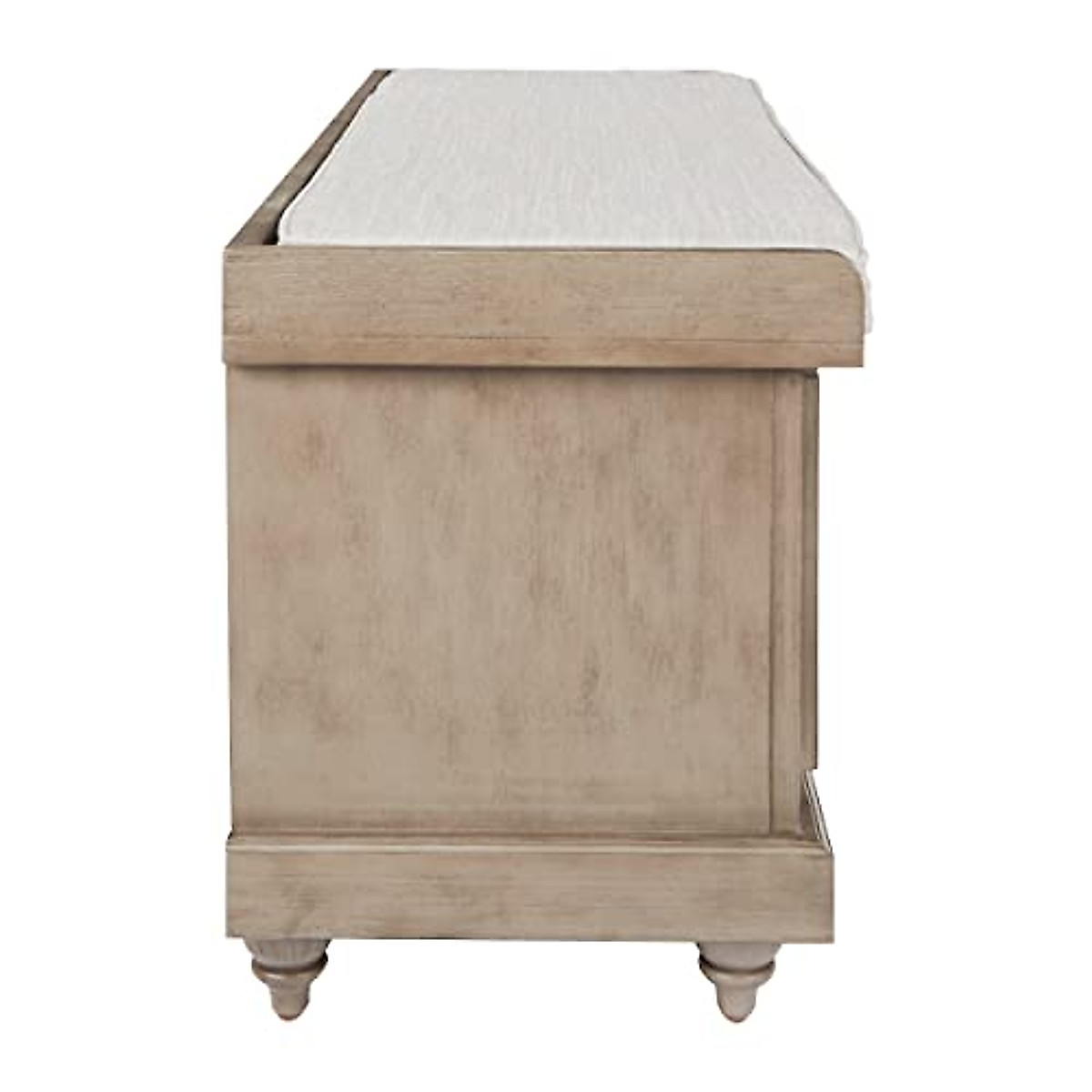 OSP Home Furnishings Dover Bench Antique Grey