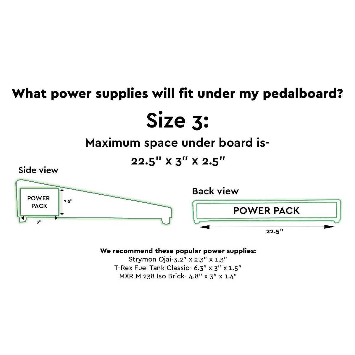 Ruach Carnaby St 3 Large Hardwood Pedalboard for Guitar Effects Pedals
