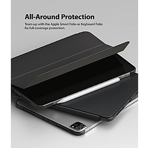 Ringke Frame Shield Designed for iPad Pro 11 2021 Keyboard Case (11-inch, 3rd Generation) - Matte Black