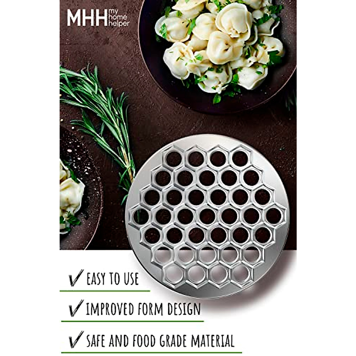 Russian Ravioli Maker Dumplings Mold - Pelmeni Maker - Pelmeni Metal Mold - Pelmeni Meat Dumplings - Dumplings Maker - Siberian Pelmeni Meat - Dumpling Maker Machine - Ravioli Cutter 1302439