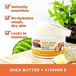 Palmers Raw Shea Nourish Body Balm 7.25 Ounce Jar (Pack of 2)