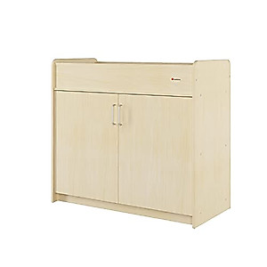 Foundations SafetyCraft Daycare Changing Table, Natural