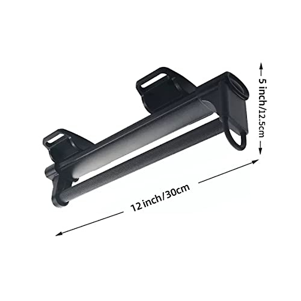 Pull Out Clothes Hanger Rod Adjustable Wardrobe Clothing Rail Hanger Rack Bar for Pants Clothes tainless Steel (30 cm/11.8 inch)