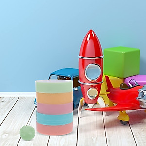 NUOBESTY Tape Rolling Balls Sticky Balls 5 Roll Sticky Ball Tape Candy Colored Decompression Sticky Ball Tape Decompression DIY Ball Style 2 Clear Sticky Tape