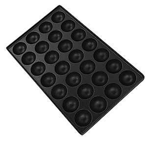 28 Holes Takoyaki Maker, Nonstick Aluminum Kitchen Frying Pan, Octopus Meatballs Baking Tray with Hole Diameter 4cm, Versatile Cooking Tray for Meat Balls, Quail Eggs