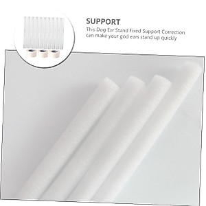 BCOATH 10pcs Puppy Dog Ear Stand Ear Standing Tool Pet Ear Tape Dog Ear Support Dog Supply Ear Standing Support Stick Doberman Pinscher Bracket Foam White Pet Dog Dedicated