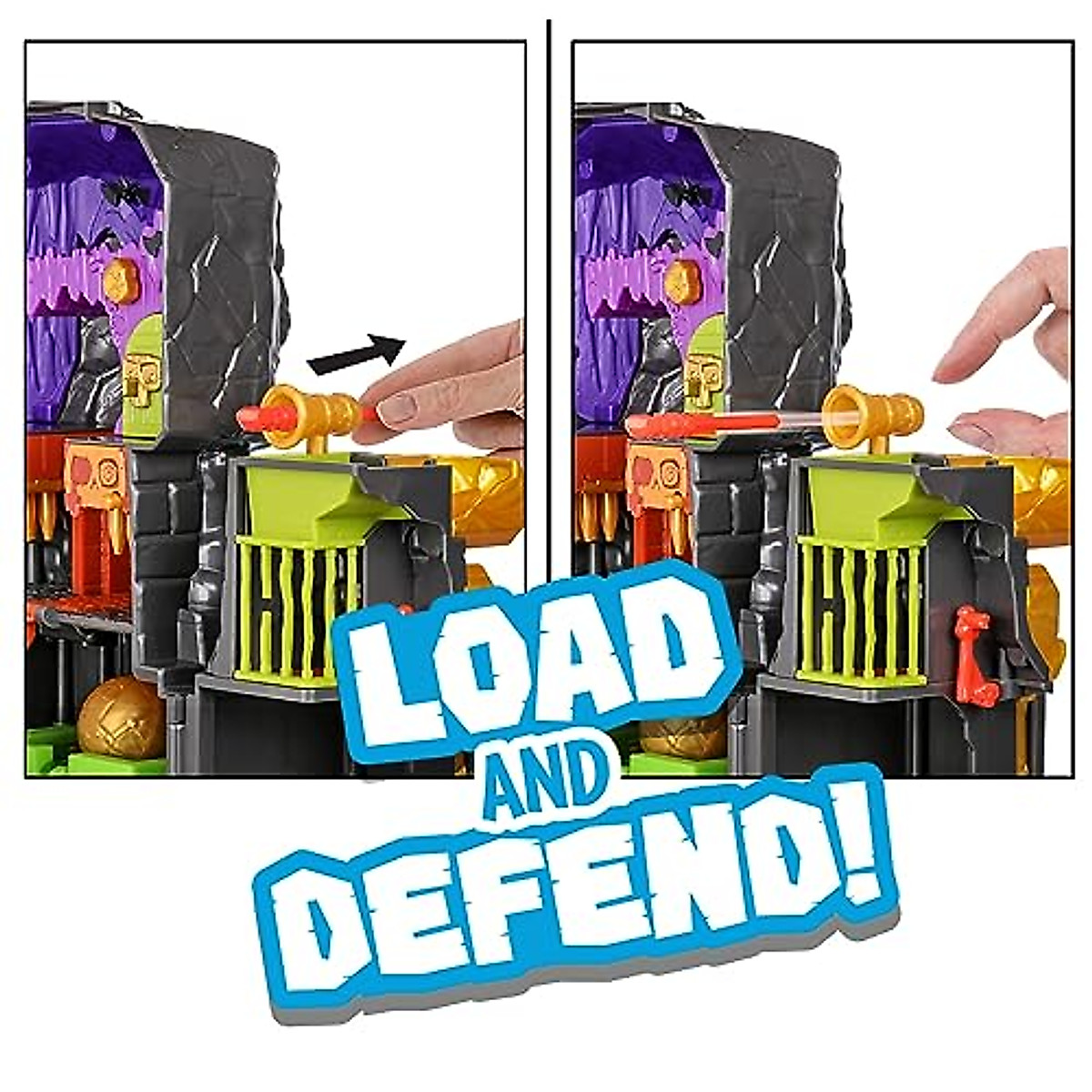 TREASURE X Lost Lands Skull Island Skull Temple Mega Playset, 40 Levels of Adventure. 4 Micro Sized Action Figs. Survive The Traps and Discover Guaranteed Real Gold Dipped Treasure