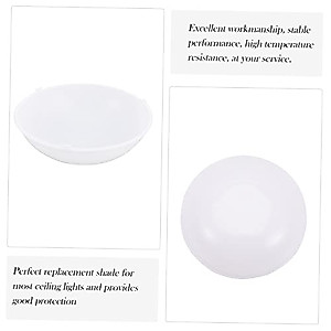 ORFOFE 5pcs Ceiling Lamp Shade Globe Ceiling Light Round Chandelier LED Lanterns Ceiling Lamp Lampshade Glass Floor Lamp Shade Alabaster Glass Shade Ceiling Lamp Shades Ceiling Lampshades