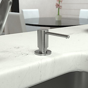 hansgrohe Bath and Kitchen SinkSoap, Focus 3-Inch, Steel Optic, 40438801 Soap Dispenser