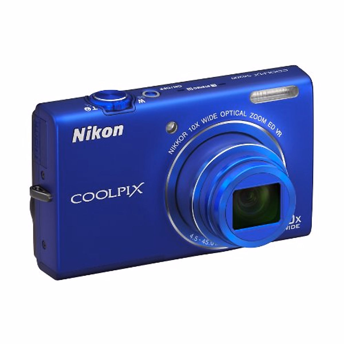 Nikon COOLPIX S6200 16 MP Digital Camera with 10x Optical Zoom NIKKOR ED Glass Lens and HD 720p Video (Blue)